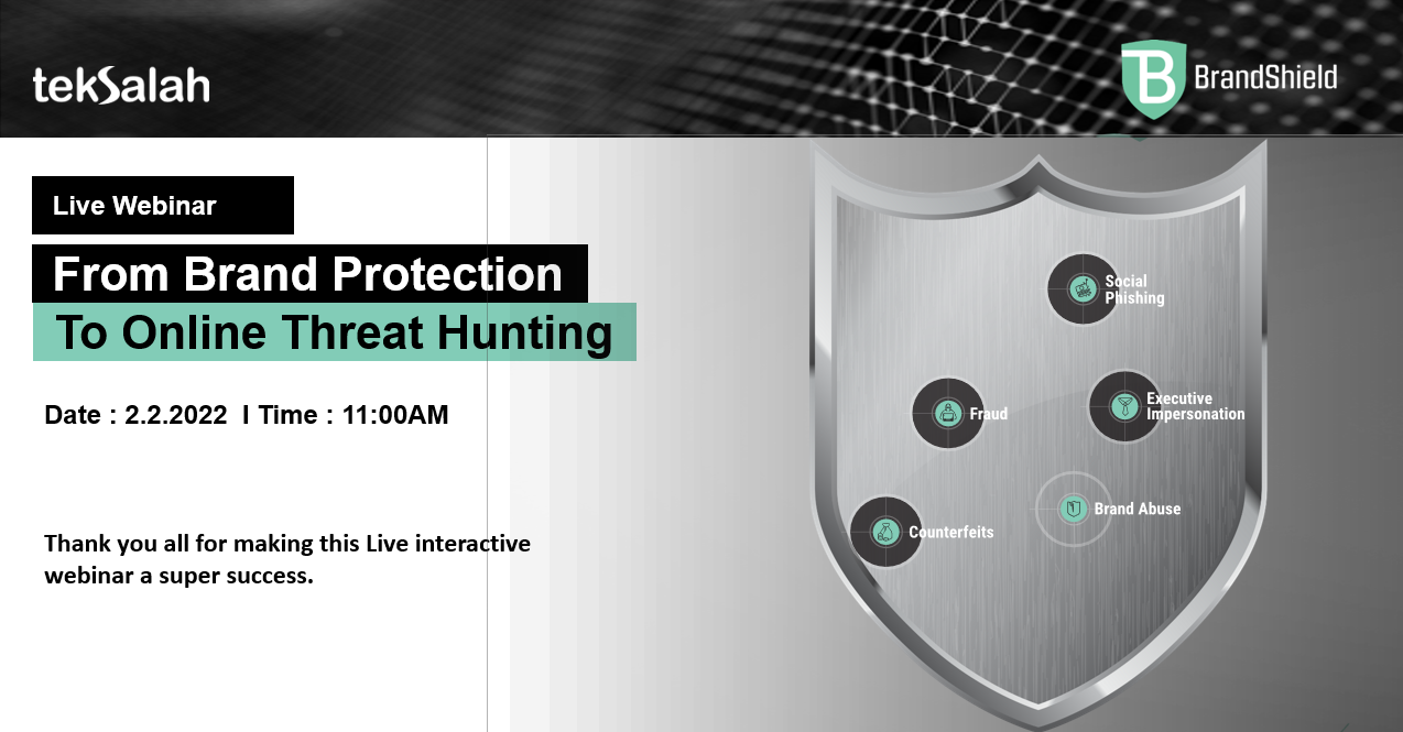 Live Webinar - From Brand Protection To Online Threat Hunting ...