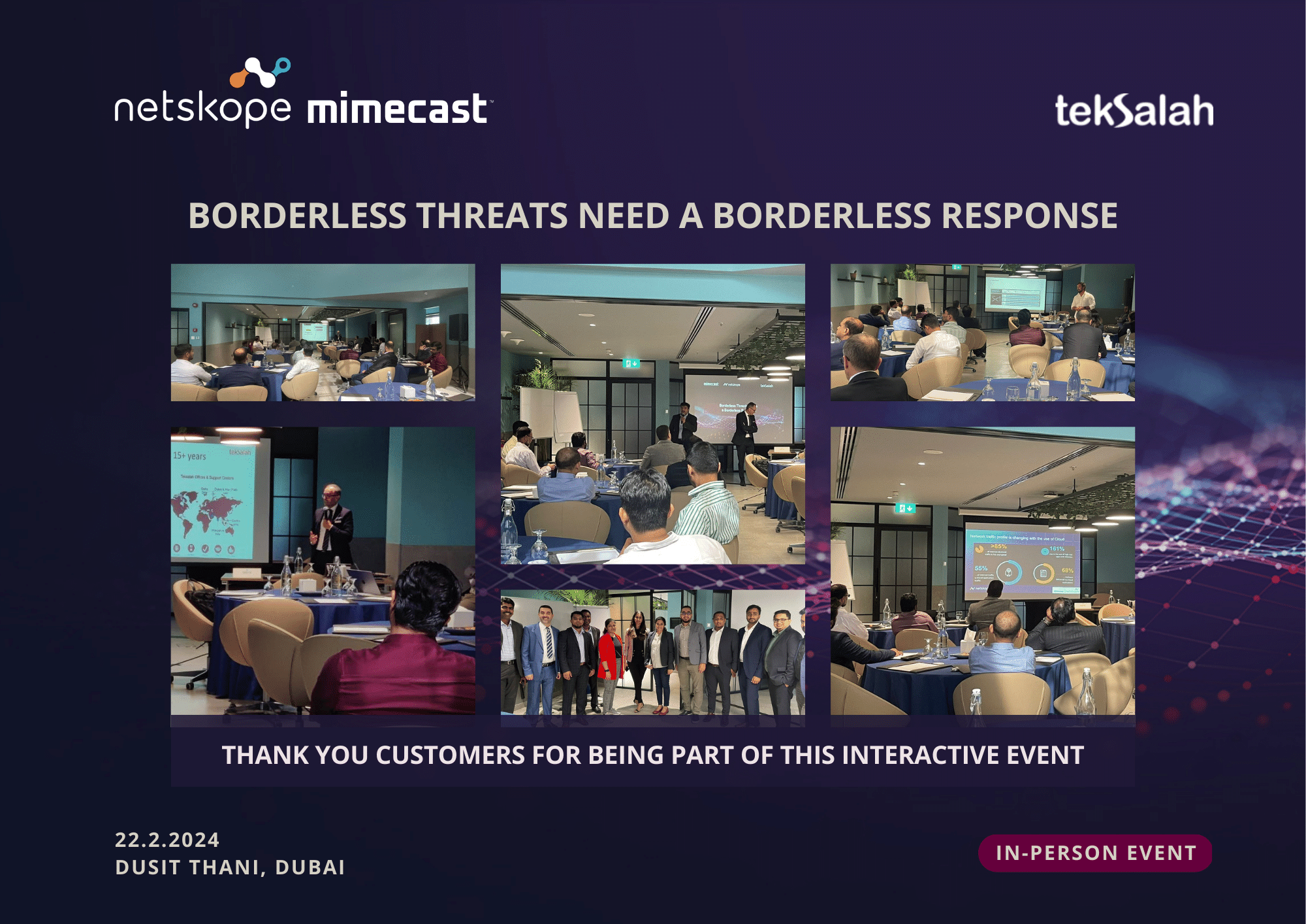 Borderless Threats need a Borderless Response Customer Event with ...