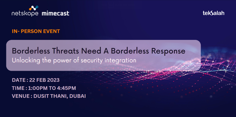 Borderless Threats need a Borderless Response - Teksalah - Beyond Solutions