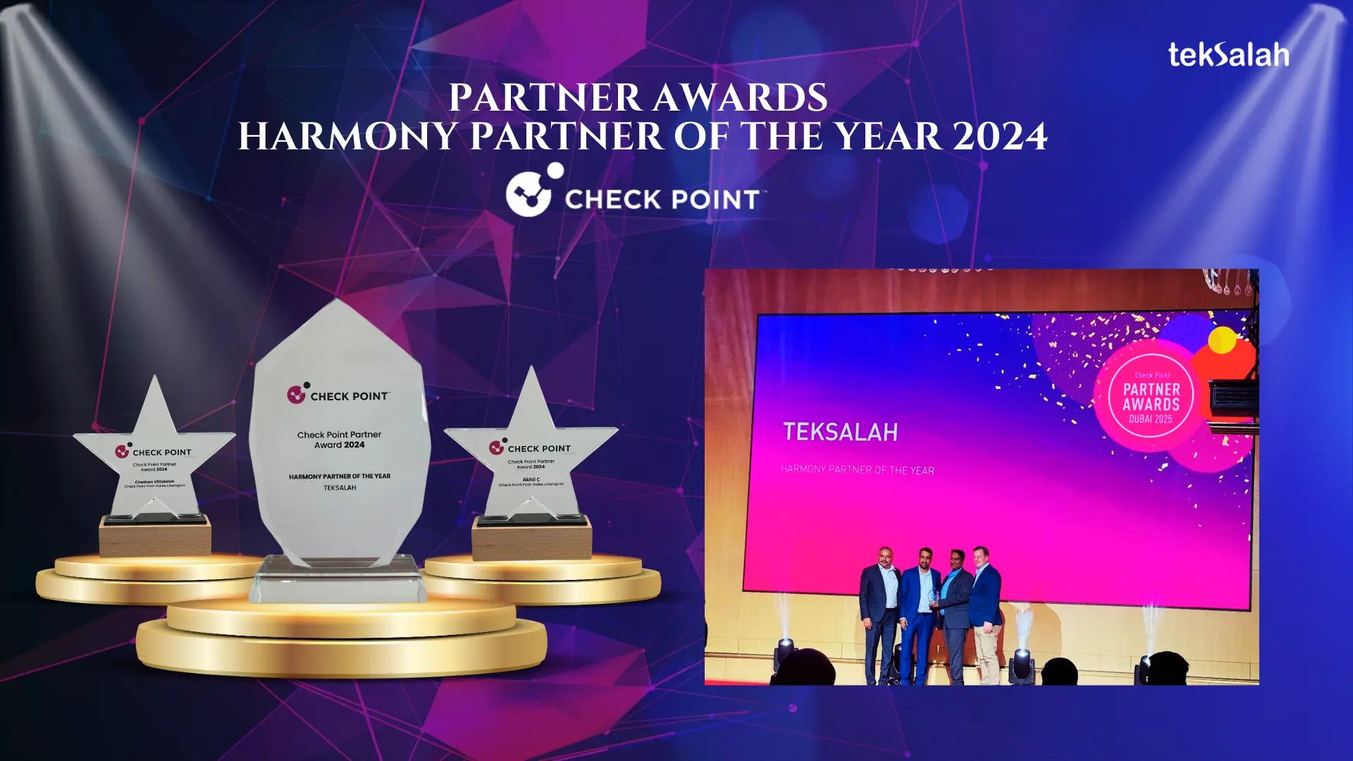 Checkpoint Harmony Partner of the Year - Teksalah - Beyond Solutions